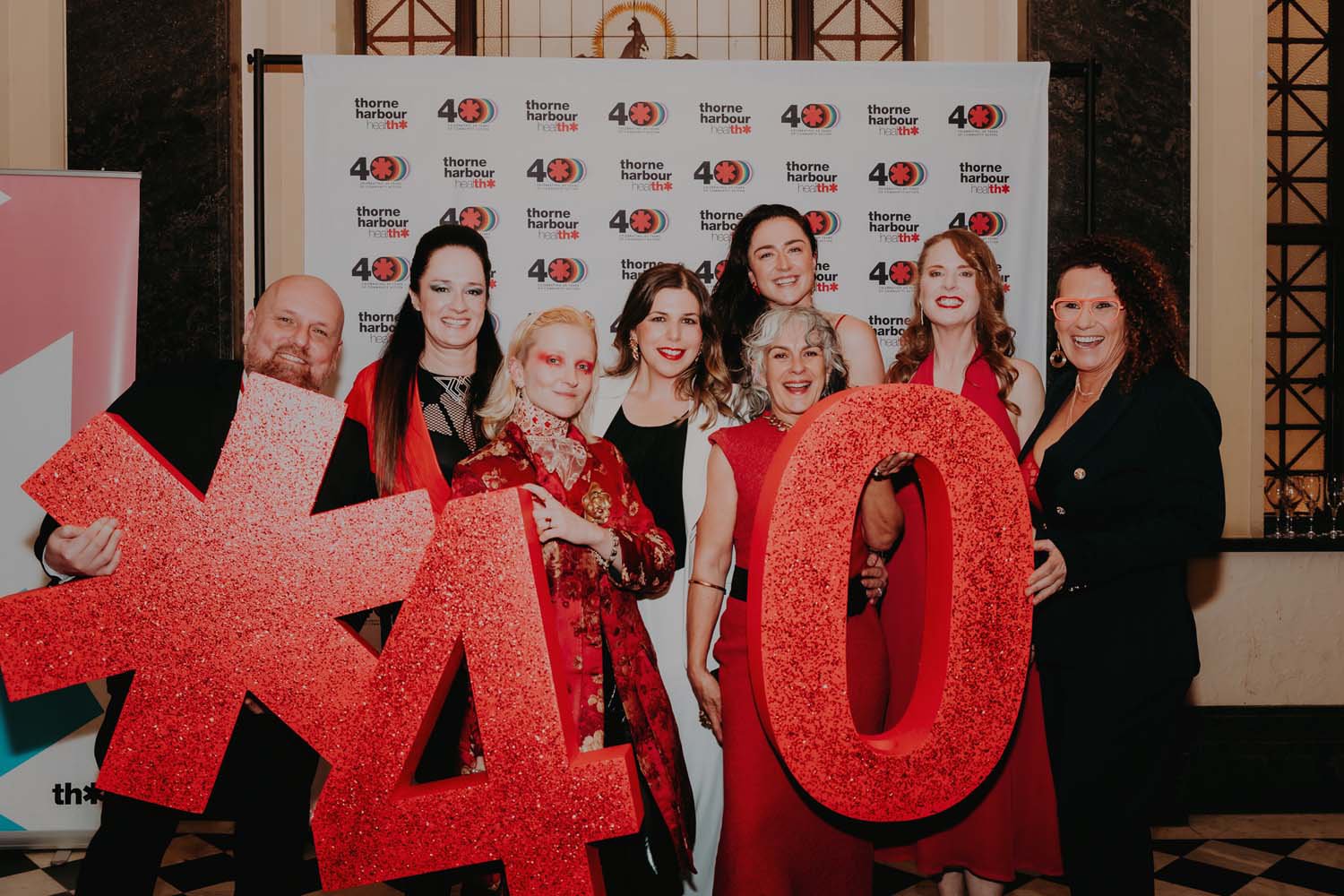 Ruby Red Ball - Media Wall | Thorne Harbour Health